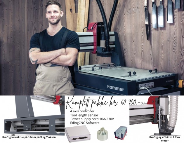CNC-fresemaskin Hammer HNC3 825 perform | tretek as
